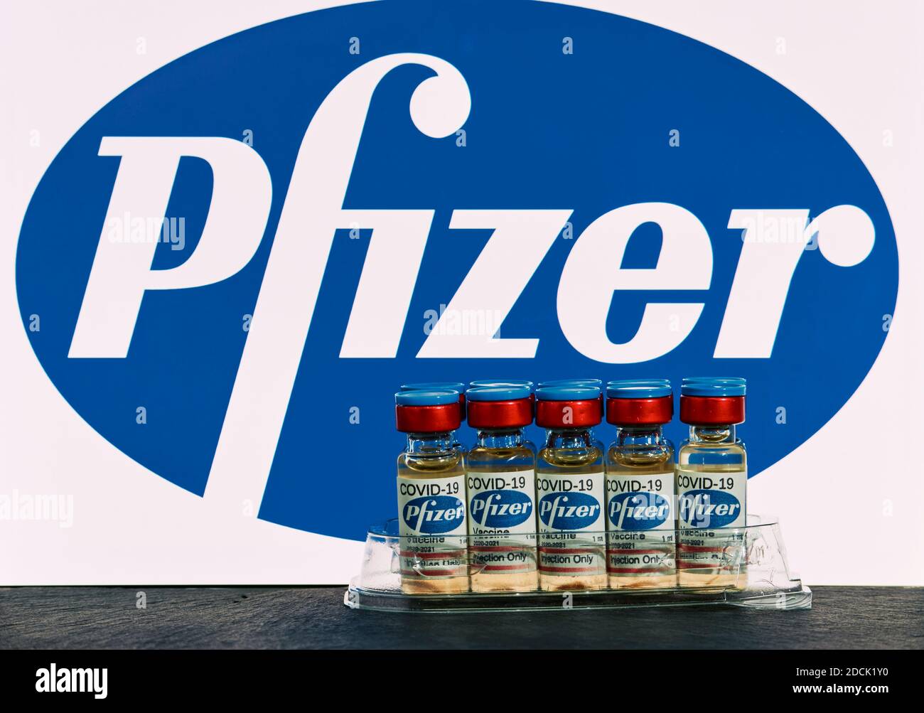 Pfizer new logo hi-res stock photography and images - Alamy