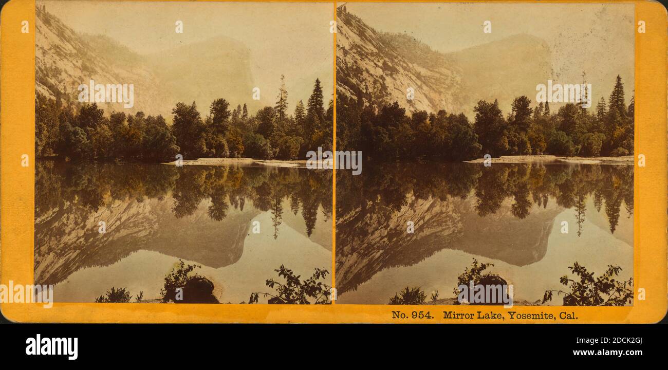 Mirror Lake, Yosemite, Cal., still image, Stereographs, 1871 - 1894 ...