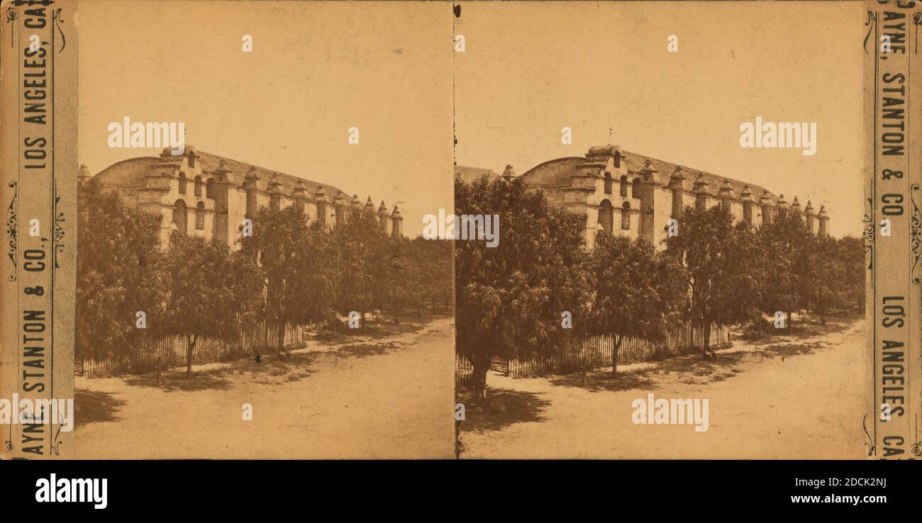 Mission San Gabriel., still image, Stereographs, 1875, Payne, Stanton ...