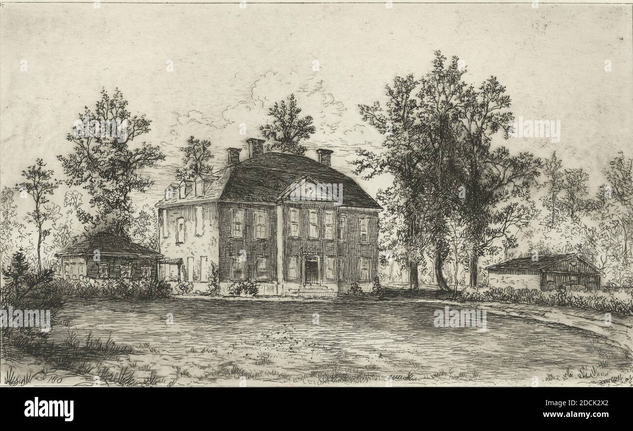 Wharton House., still image, Prints, 1777 - 1890 Stock Photo - Alamy