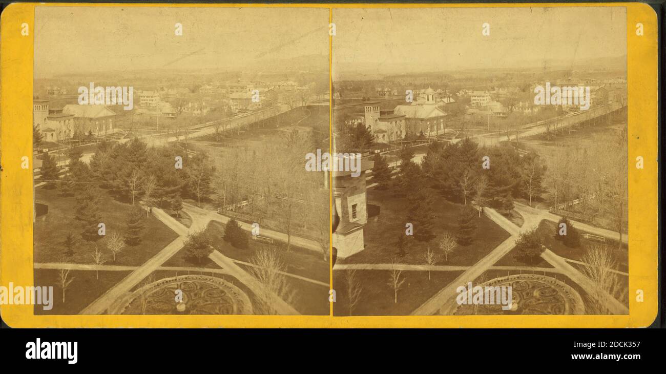 From college tower, looking northwest., still image, Stereographs, 1850 ...