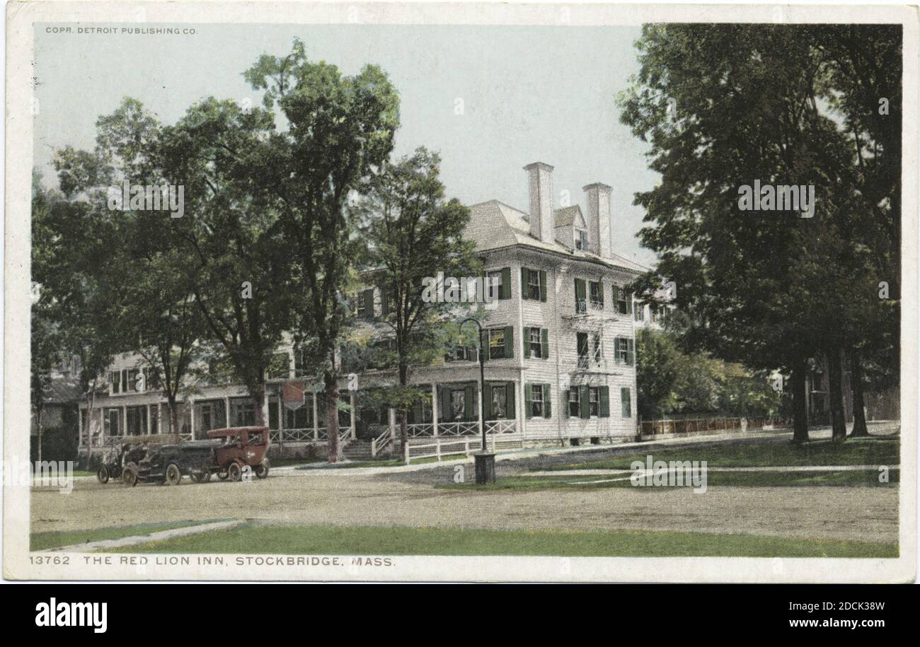 Red Lion Inn, Stockbridge, Mass., still image, Postcards, 1898 - 1931 ...