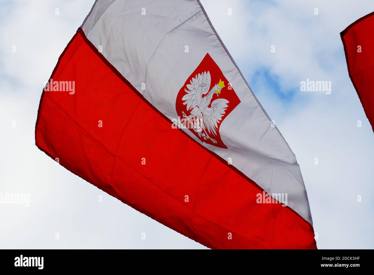 White poland flag hi-res stock photography and images - Alamy