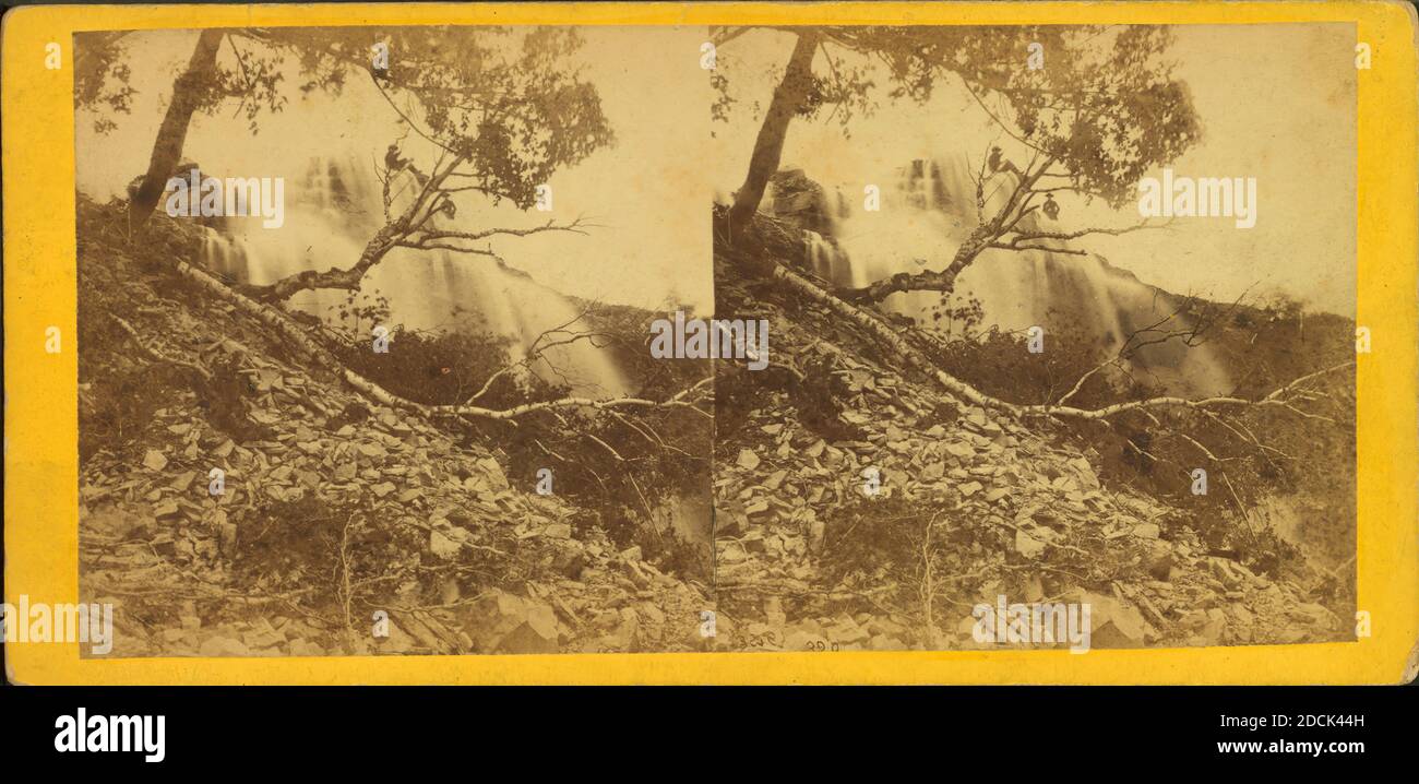 The cascade of St. Anthony, from below., still image, Stereographs ...