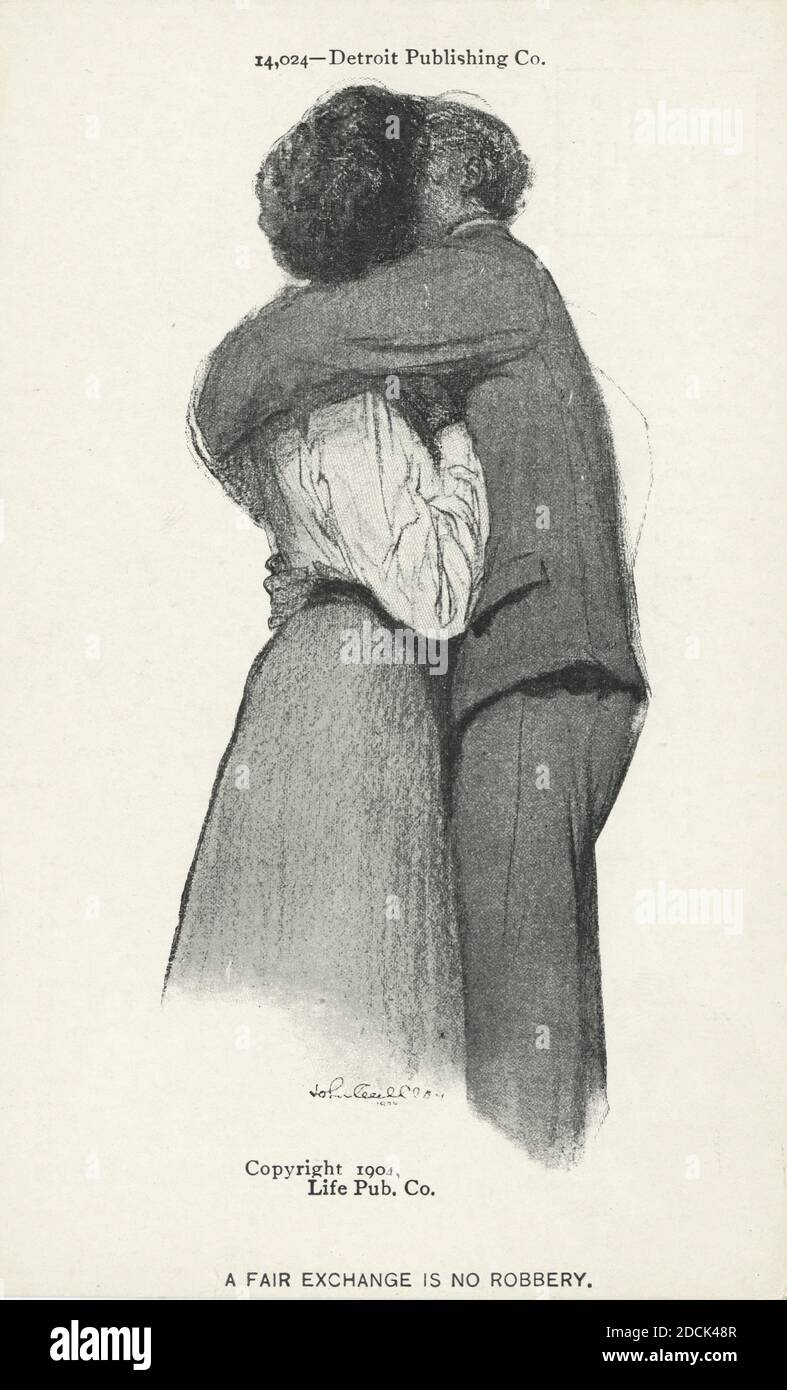 A Fair Exchange, Life Cartoons, still image, Postcards, 1898 - 1931 ...