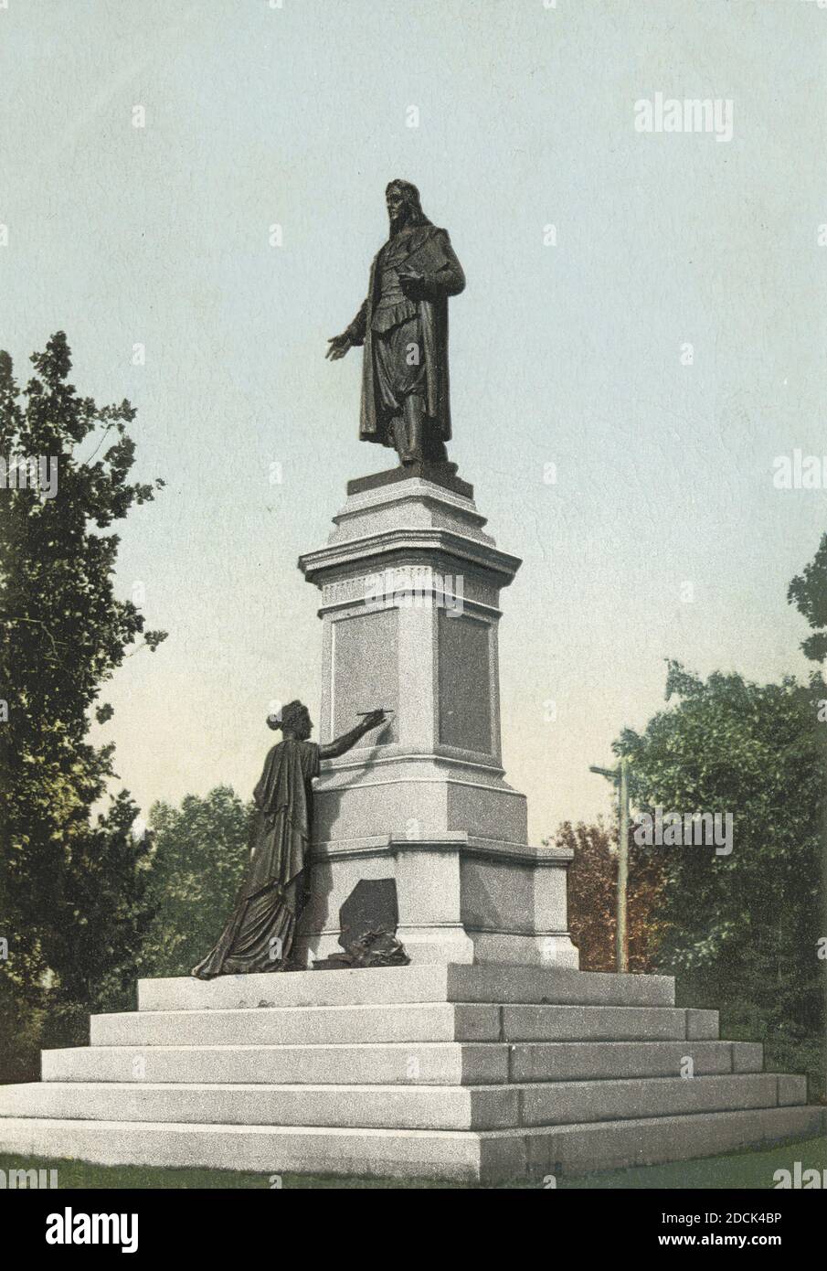 Roger Williams Statue, Providence, R. I., still image, Postcards, 1898 ...