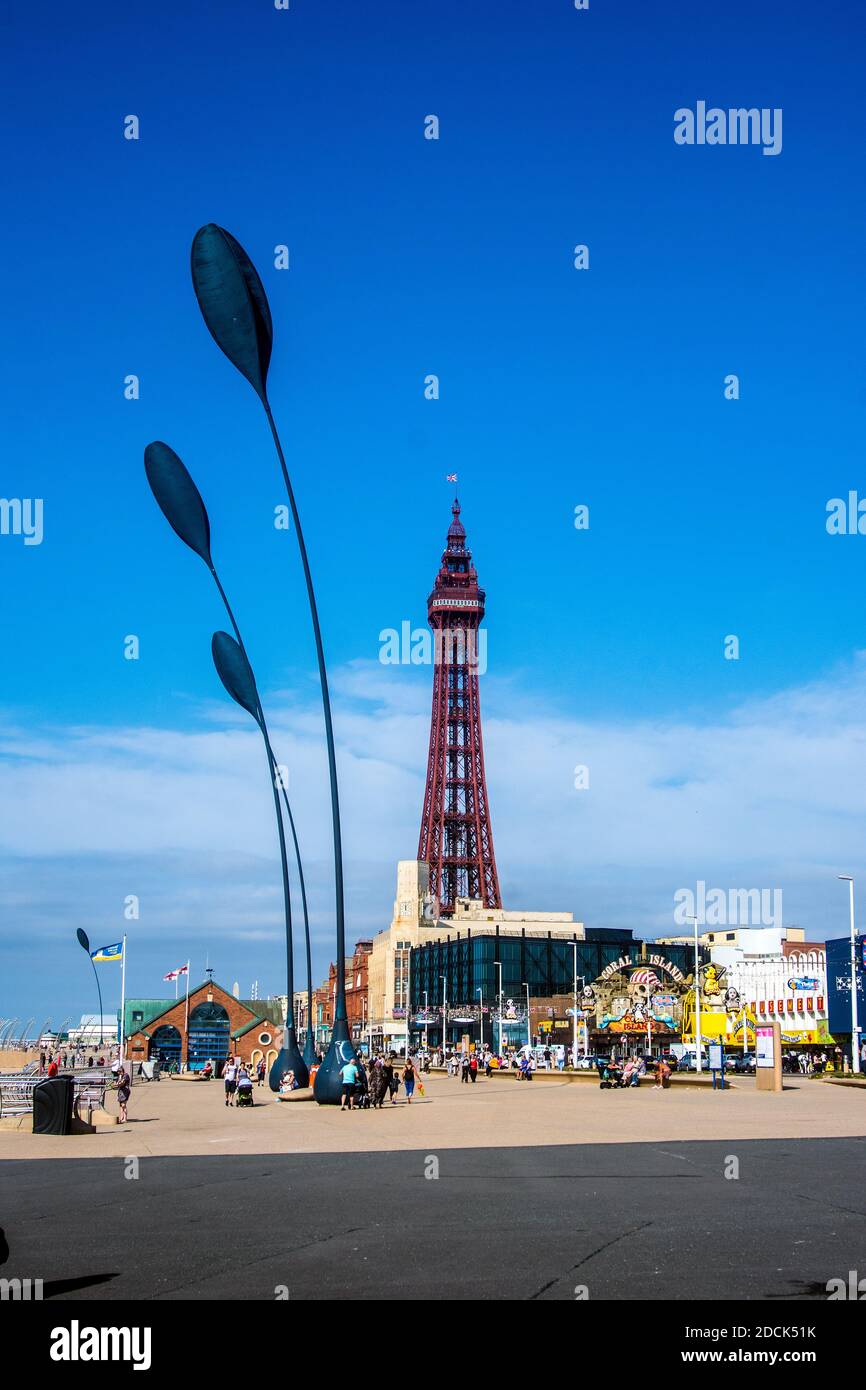 The famous Blackpool Tower on the Lancashire coast, UK Stock Photo - Alamy