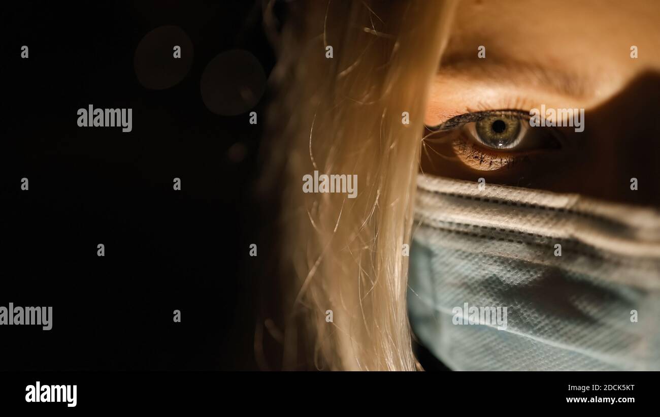 Spooky woman doctor hi-res stock photography and images - Alamy