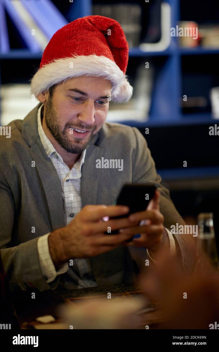 An employee spending New Year's eve in a relaxed atmosphere at ...