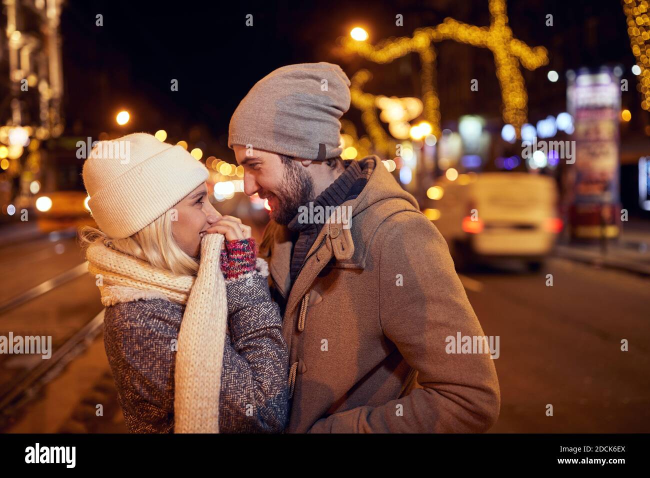 Young couple having a romantic evening hi-res stock photography and ...