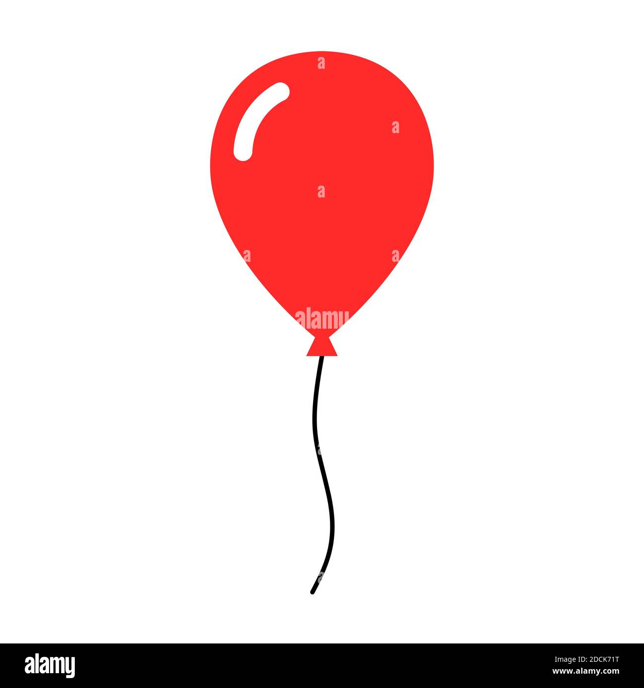 Simple Balloon Icon. Vector Image Stock Vector Image & Art - Alamy