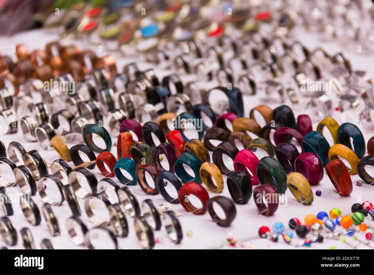 Jewelry on street market hi-res stock photography and images - Alamy