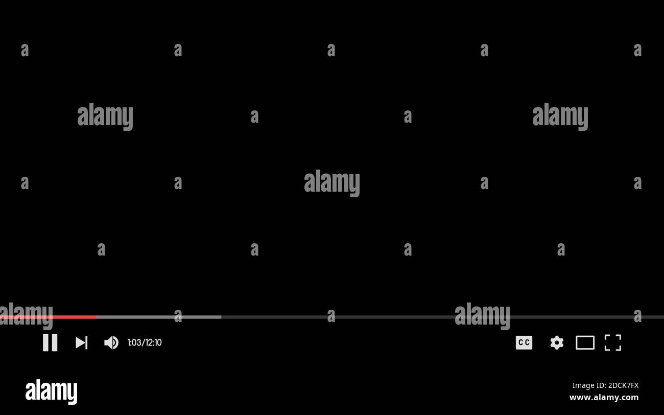 player background Red Play Vector, EPS Icon Button. Flat Social Media ...