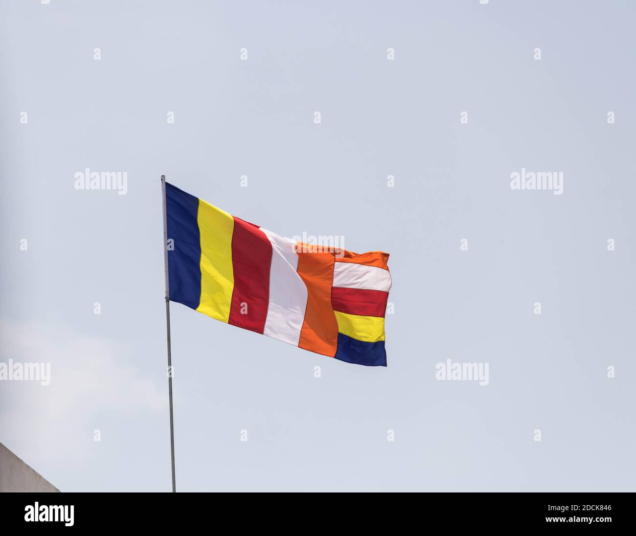 The Buddhist Flag Stock Photo - Alamy