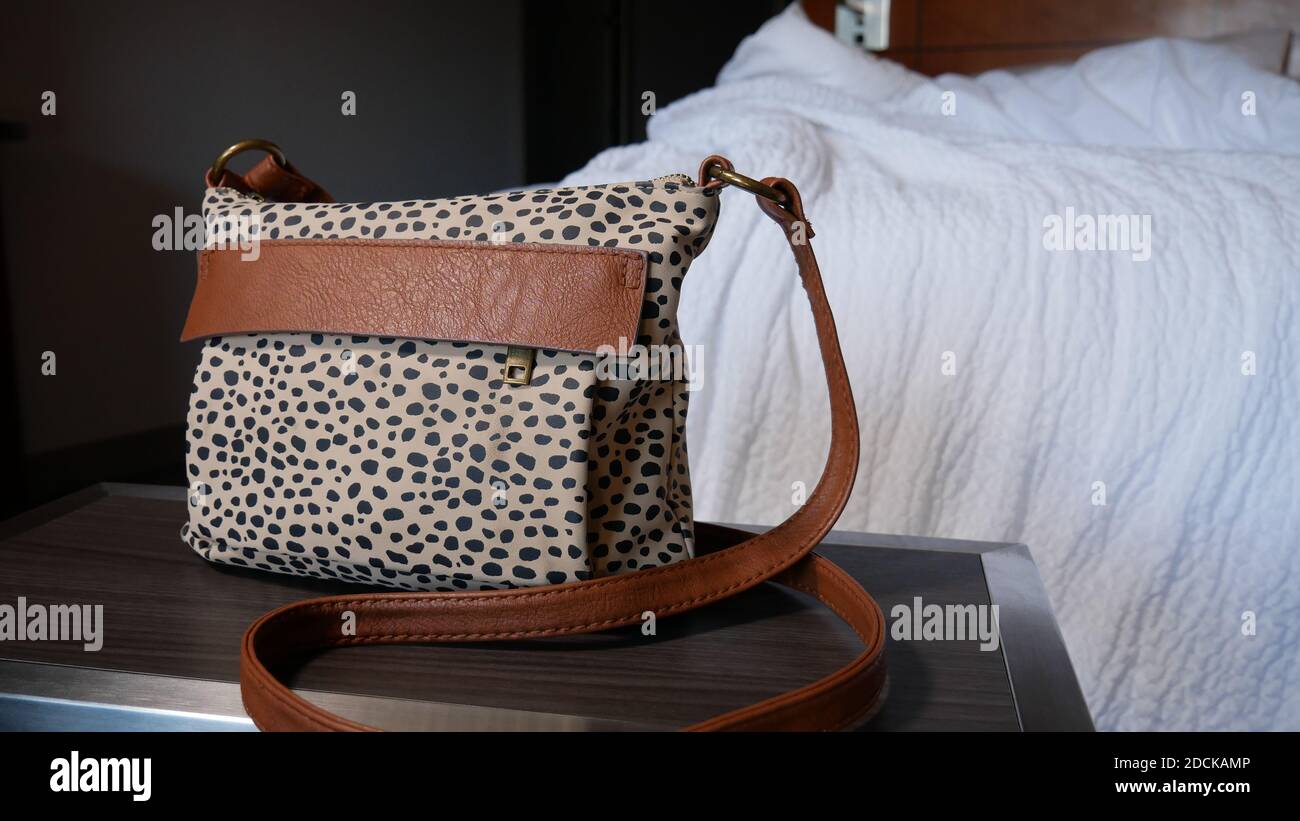 Handbag Left in Hotel Stock Photo - Alamy