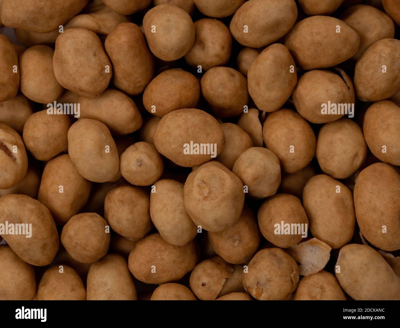 Cracker nuts, Japanese peanuts or Japanese style peanuts, a snack food ...