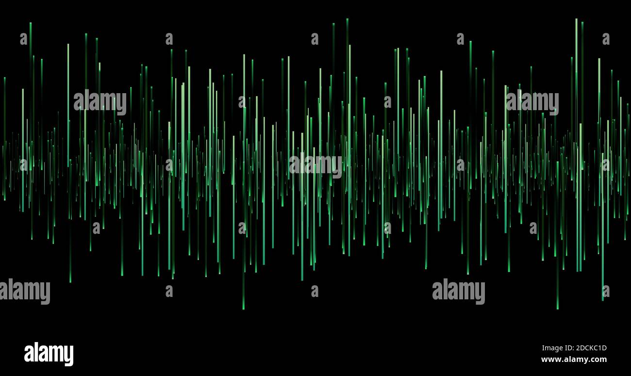 Sound waves height background. Music and audio light waves banner ...