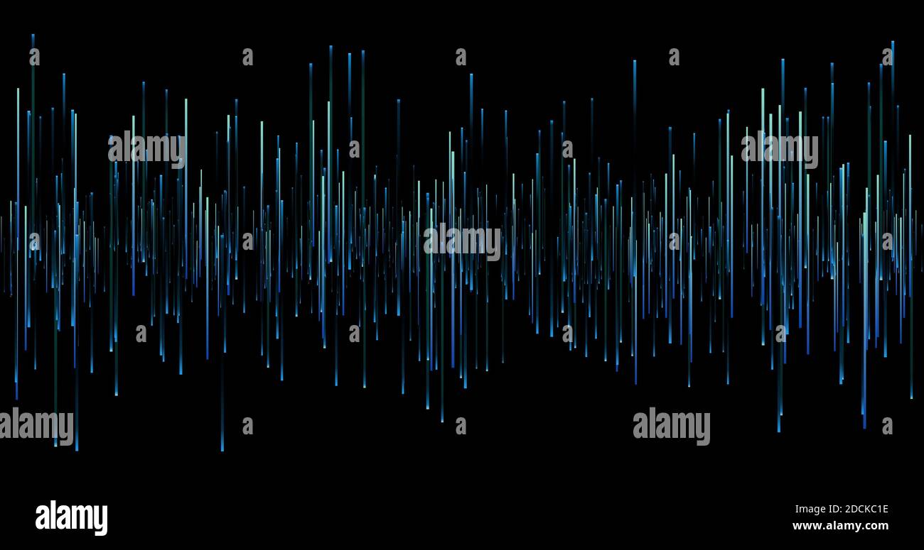 Sound waves height background. Music and audio light waves banner ...