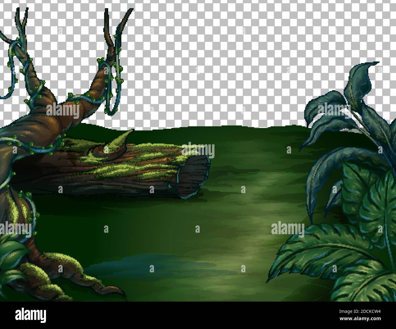 Nature outdoor landscape transparent background illustration Stock ...