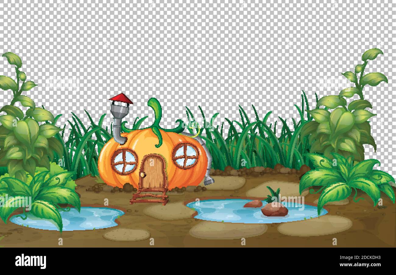 Nature outdoor fairy tale theme transparent background illustration ...