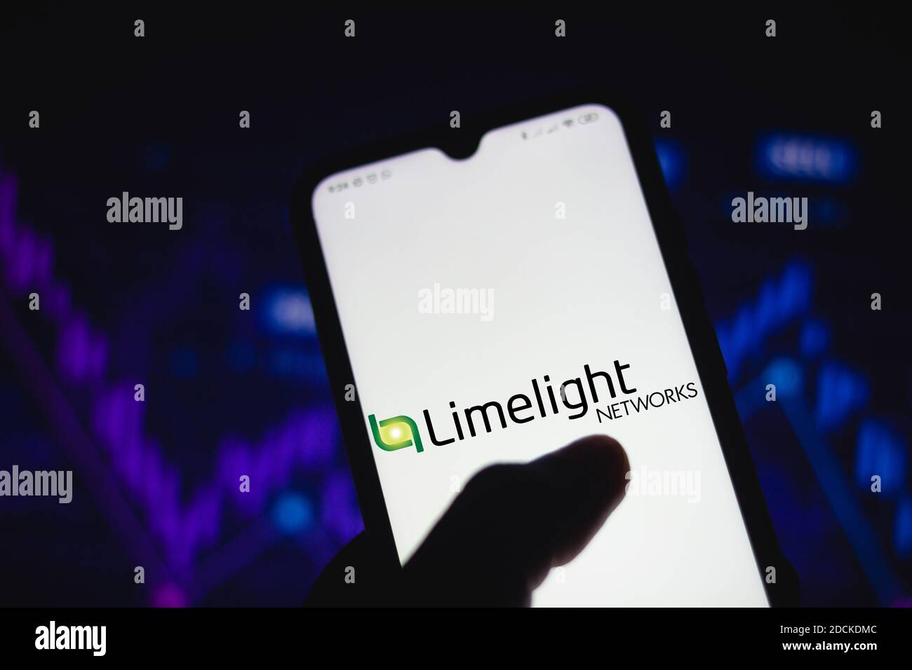 In this photo illustration the Limelight Networks logo seen displayed ...