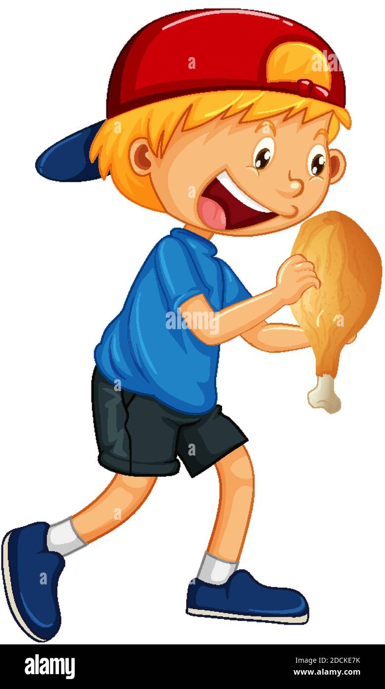 Person holding chicken isolated Stock Vector Images - Alamy