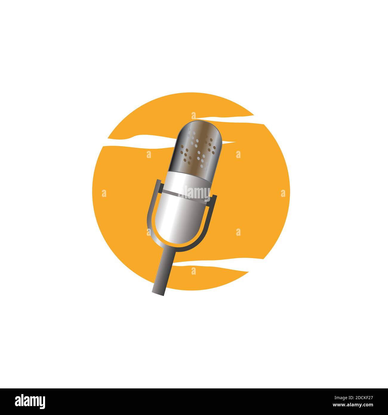 Classic microphone design illustration vector eps format , suitable for ...