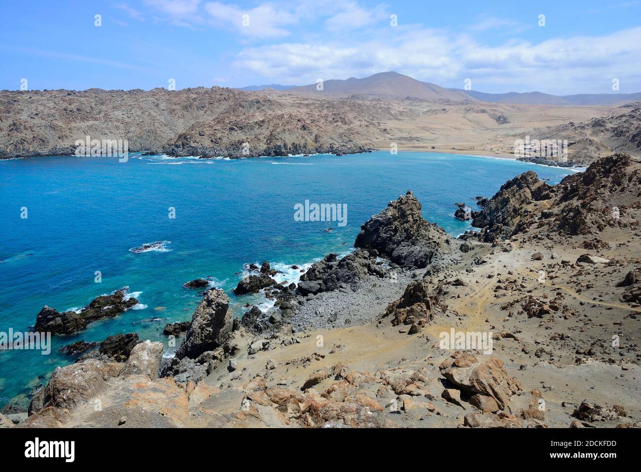 At the beach of the Quebrada de la Huaca, also Puerto Inca, Chala ...