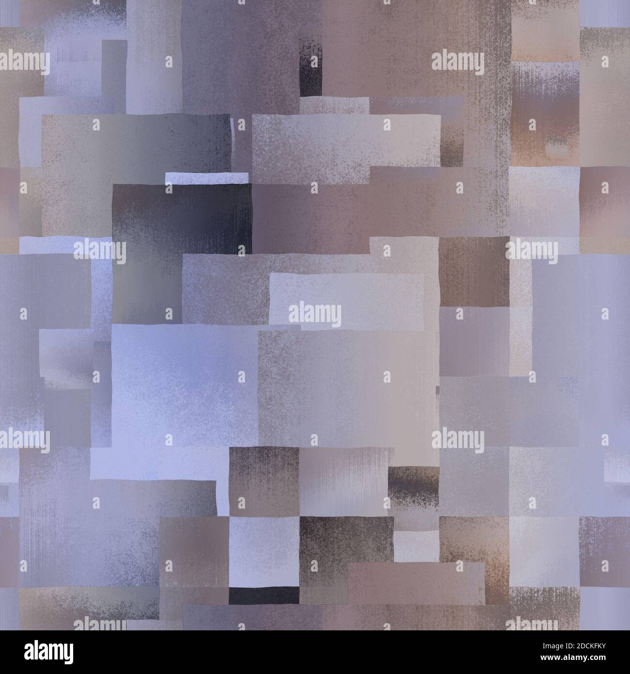 Seamless rectangle geo tile mosaic pattern swatch Stock Photo - Alamy