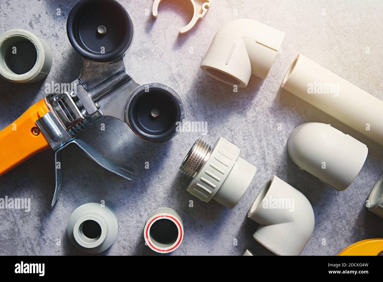 Yellow soldering iron for PVC pipe, scissors couplings and fittings and ...