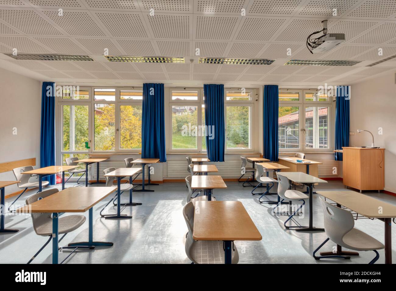Classroom, School, Corona, Bavaria, Germany Stock Photo - Alamy