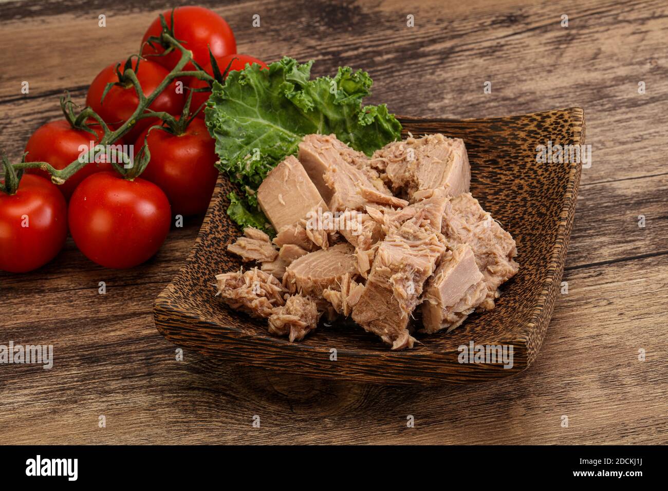 Tasty Canned tuna fillet in the bowl Stock Photo - Alamy