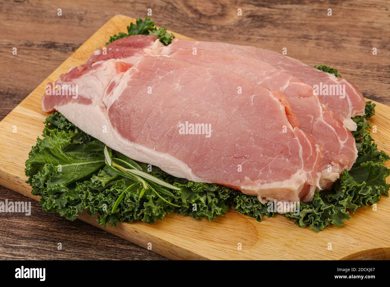 Raw pork meat steak for cooking Stock Photo - Alamy