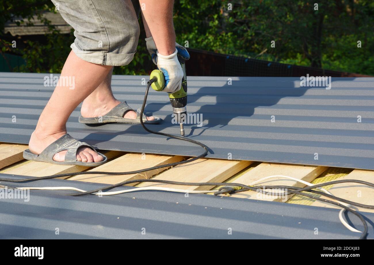 Roofing Sheets High Resolution Stock Photography and Images - Alamy