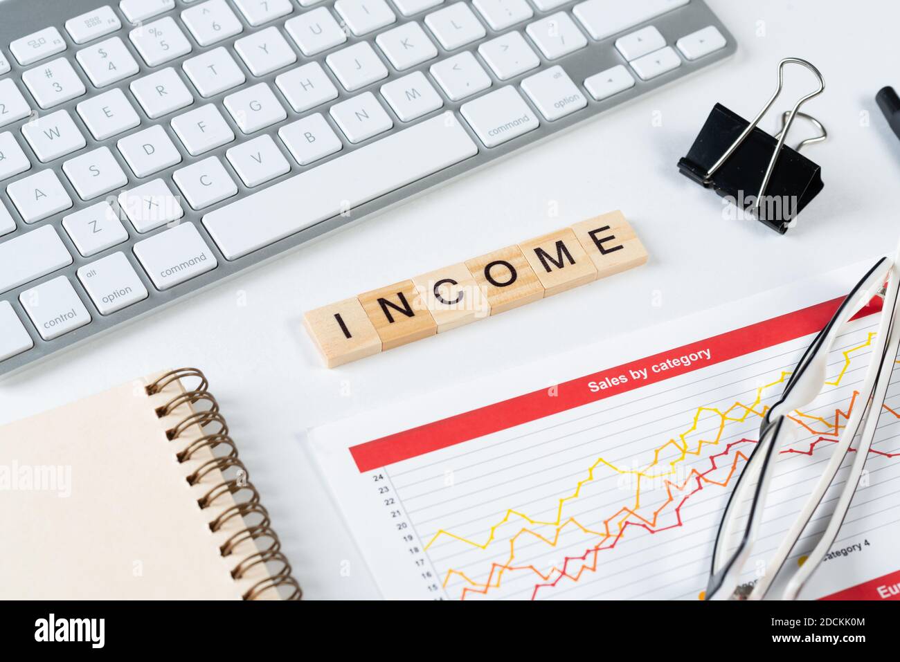 Money income concept with letters Stock Photo - Alamy