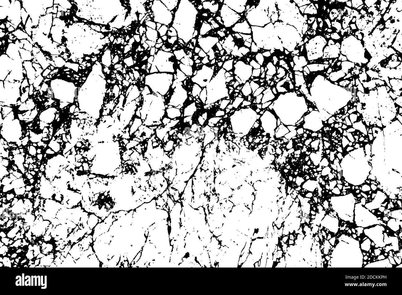 Black and white marble cracks simple texture. Vector illustration Stock ...