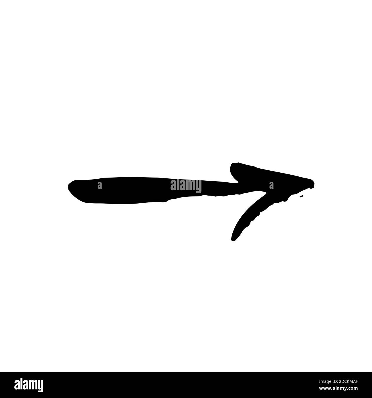 Dry brush arrow icon. Vector illustration Stock Vector Image & Art - Alamy