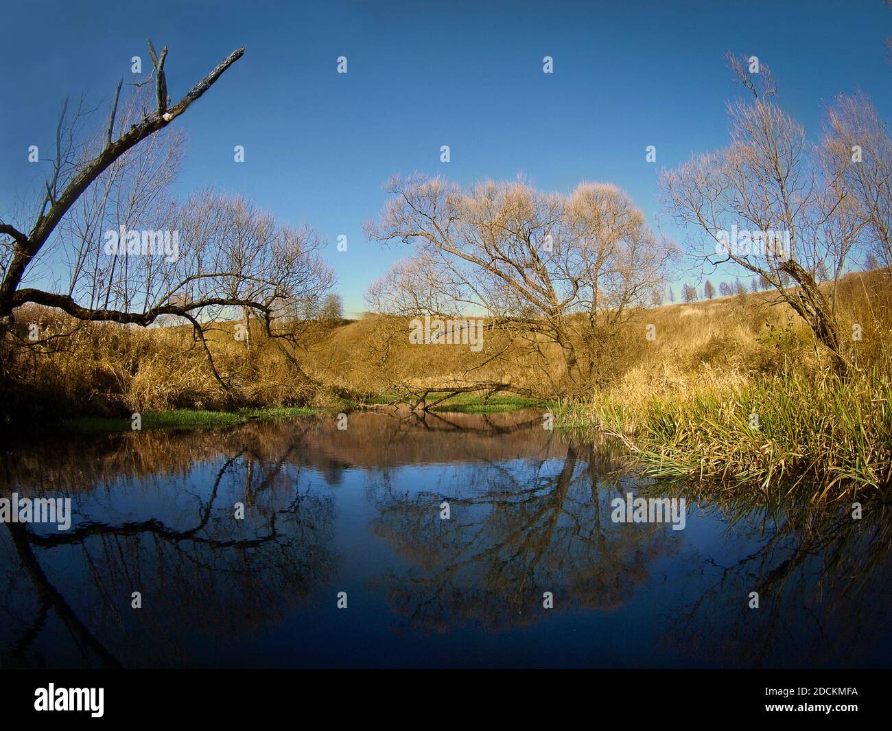 Reflections in the water Stock Photo - Alamy