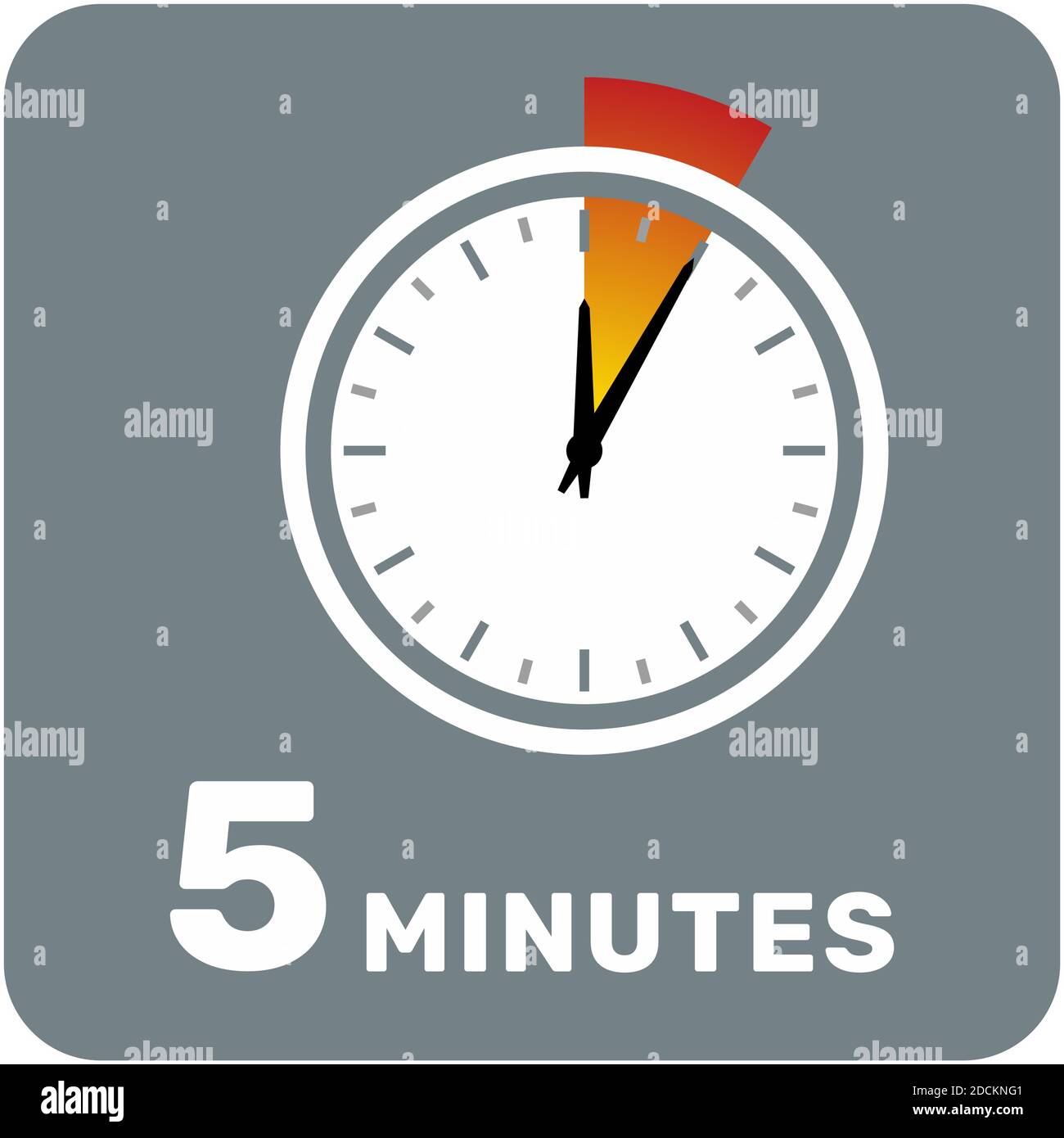 5 minutes, analog clock, isolated timer icon. Vector illustration, EPS ... 5 minutes, analog clock, isolated timer icon. Vector illustration, EPS ...