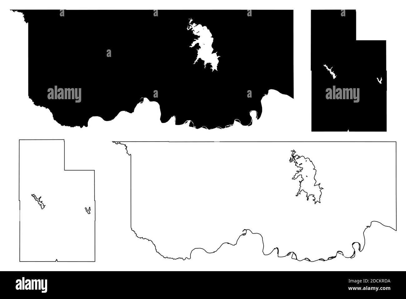 Choctaw map Black and White Stock Photos & Images - Alamy