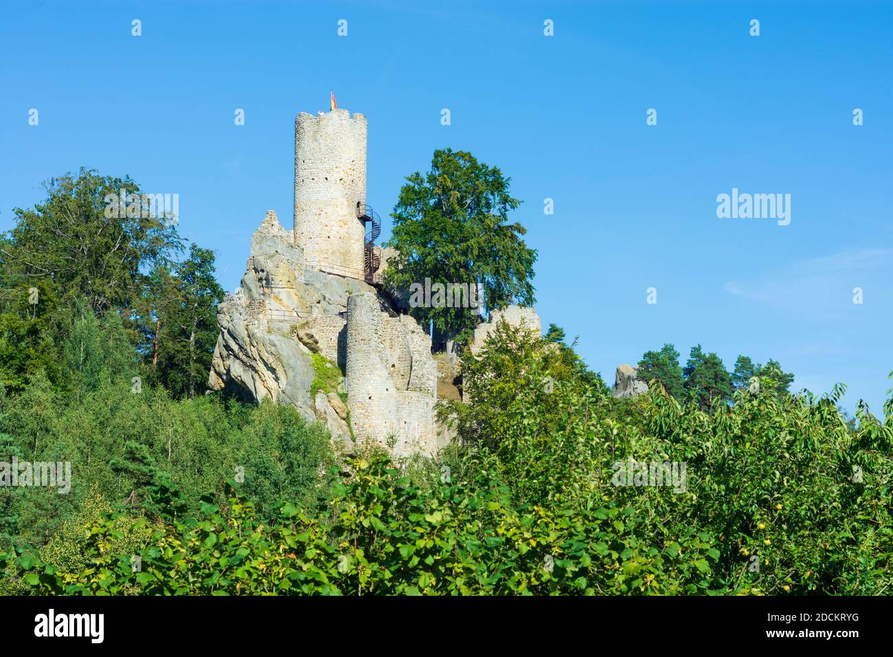 Frydstejn (Friedstein): Frydstejn (Friedstein) Castle in , Liberecky ...