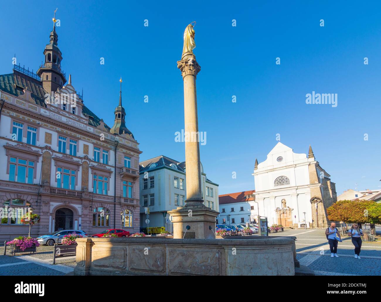 Turnov (Turnau): Namesti Ceskeho raje (“Market Square of the Bohemian ...