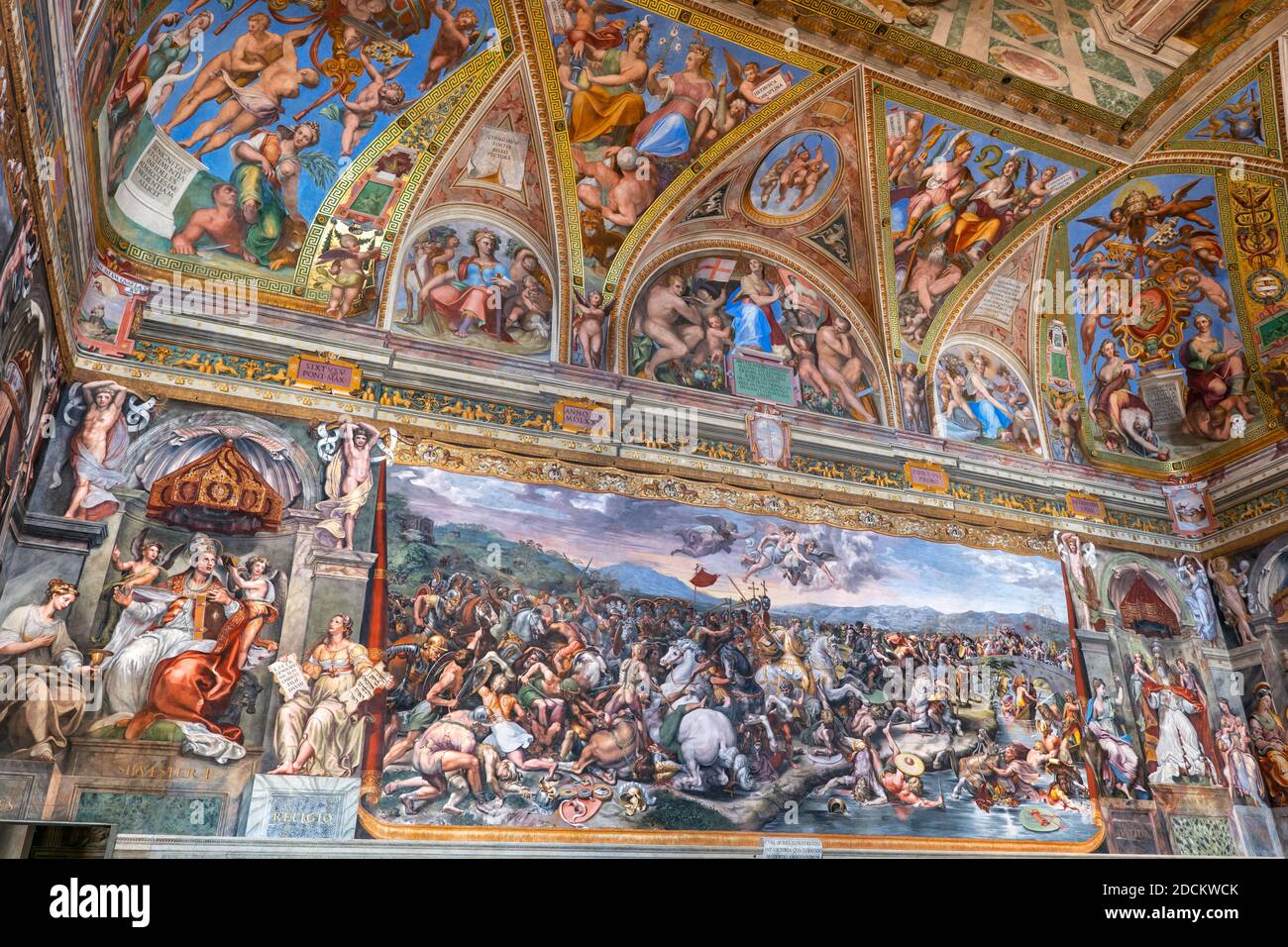 Room of Constantine with Battle of Constantine against Maxentius ...