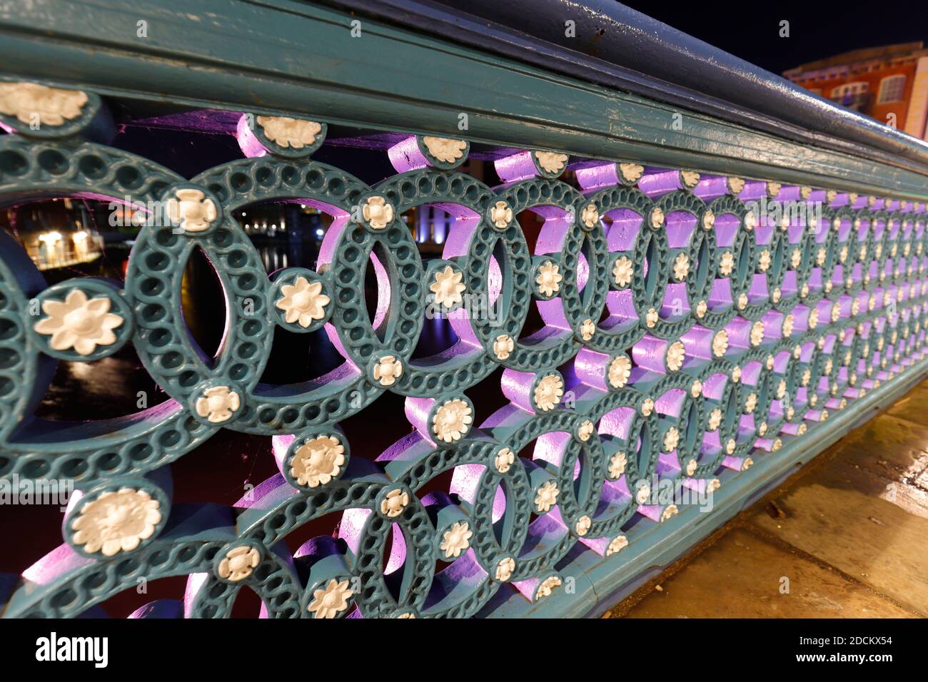 Victorian architecture of Leeds Bridge in Leed sCity Centre Stock Photo ...