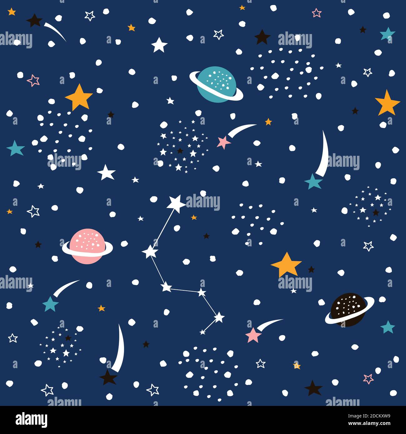 Hand drawn space galaxy vector seamless pattern Stock Vector Image ... Hand drawn space galaxy vector seamless pattern Stock Vector Image ...