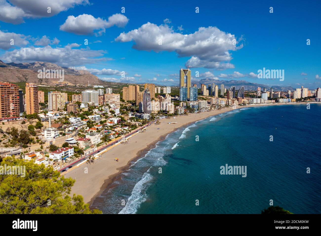 Benidorm hill hi-res stock photography and images - Alamy