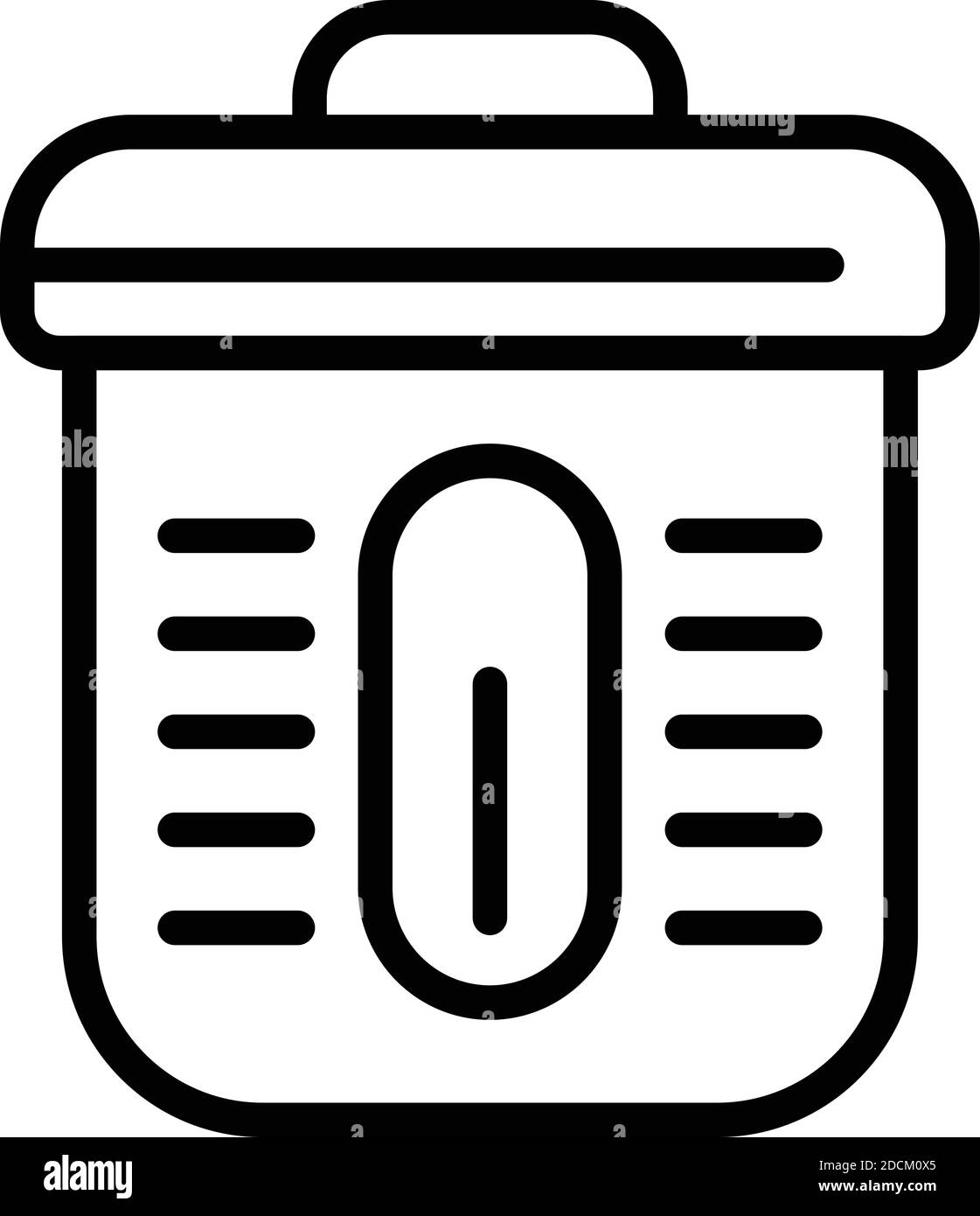 Cook smoke production icon. Outline cook smoke production vector icon ...