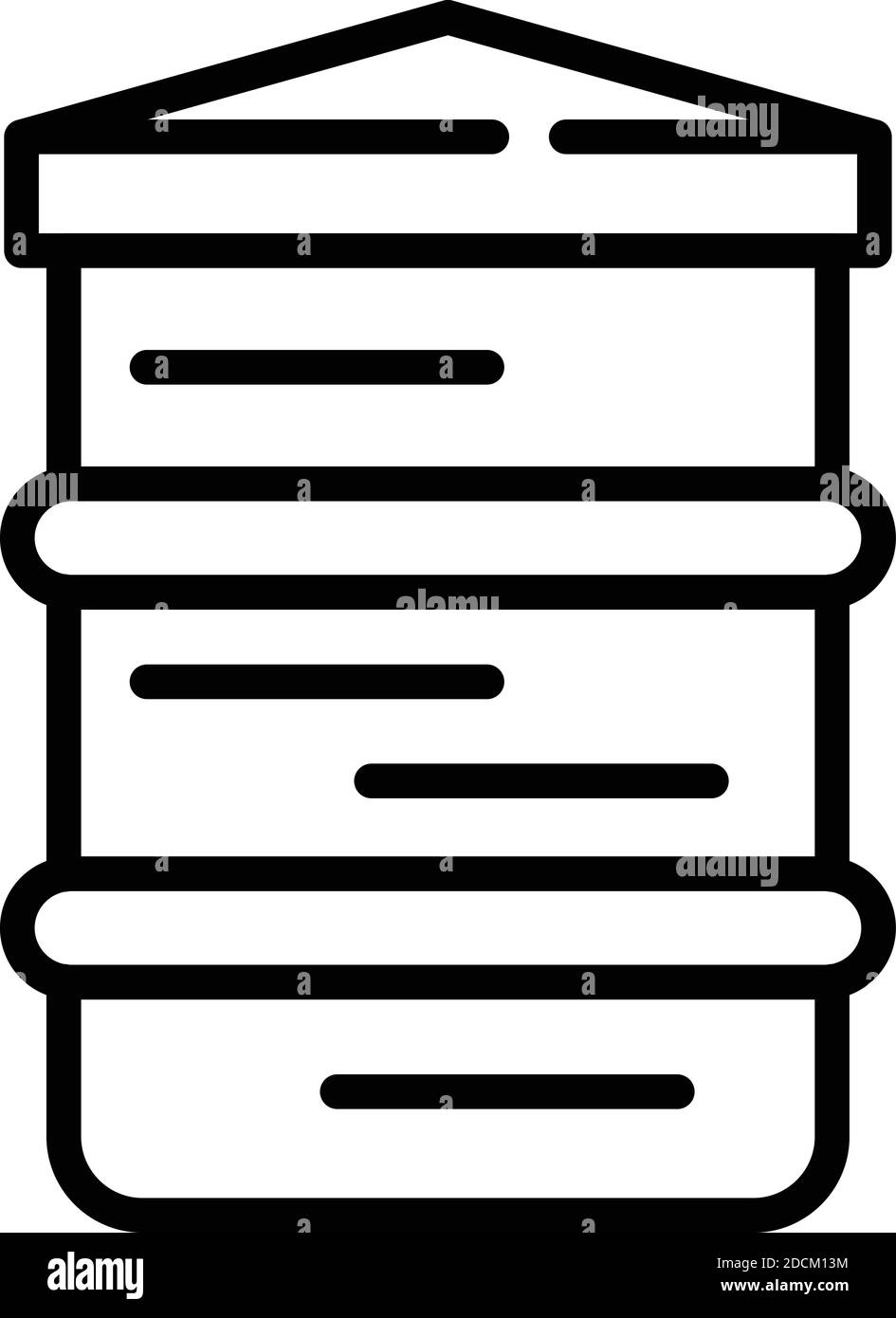 Bbq smoker icon. Outline bbq smoker vector icon for web design isolated ...