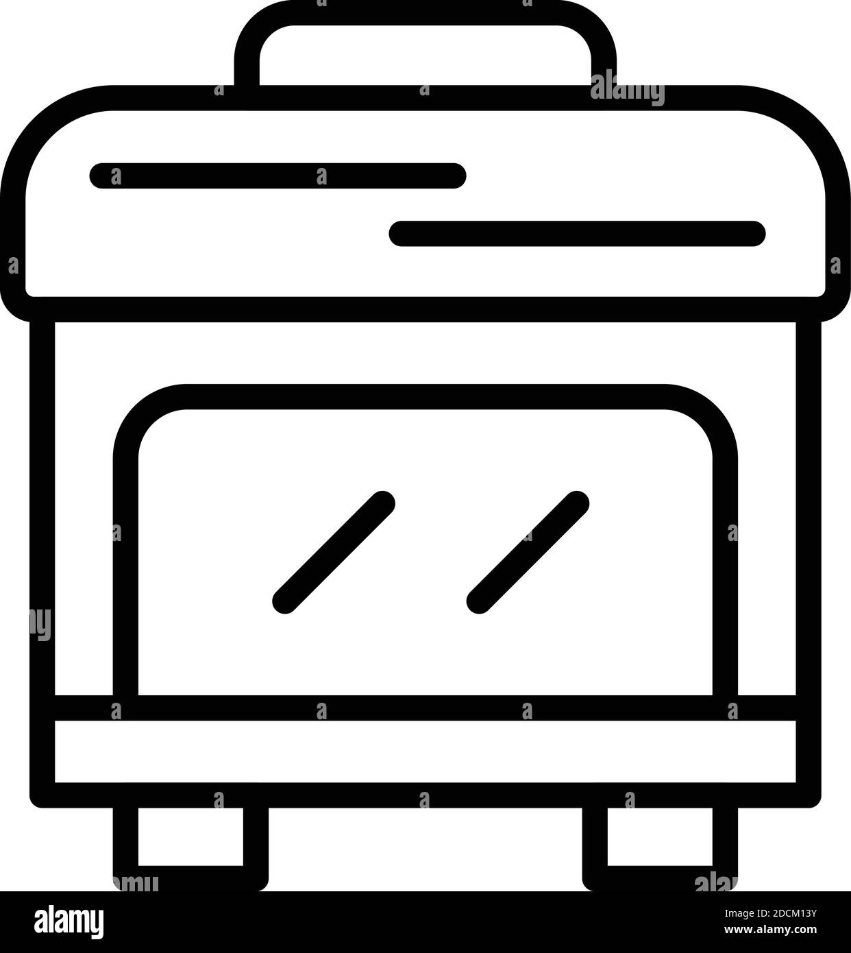 Smoker icon. Outline smoker vector icon for web design isolated on ...