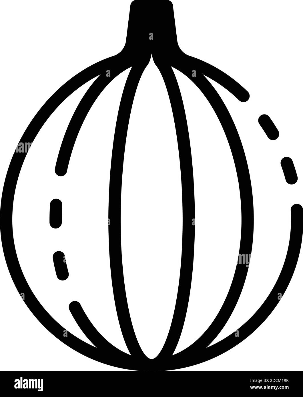 Raw fig icon. Outline raw fig vector icon for web design isolated on ...